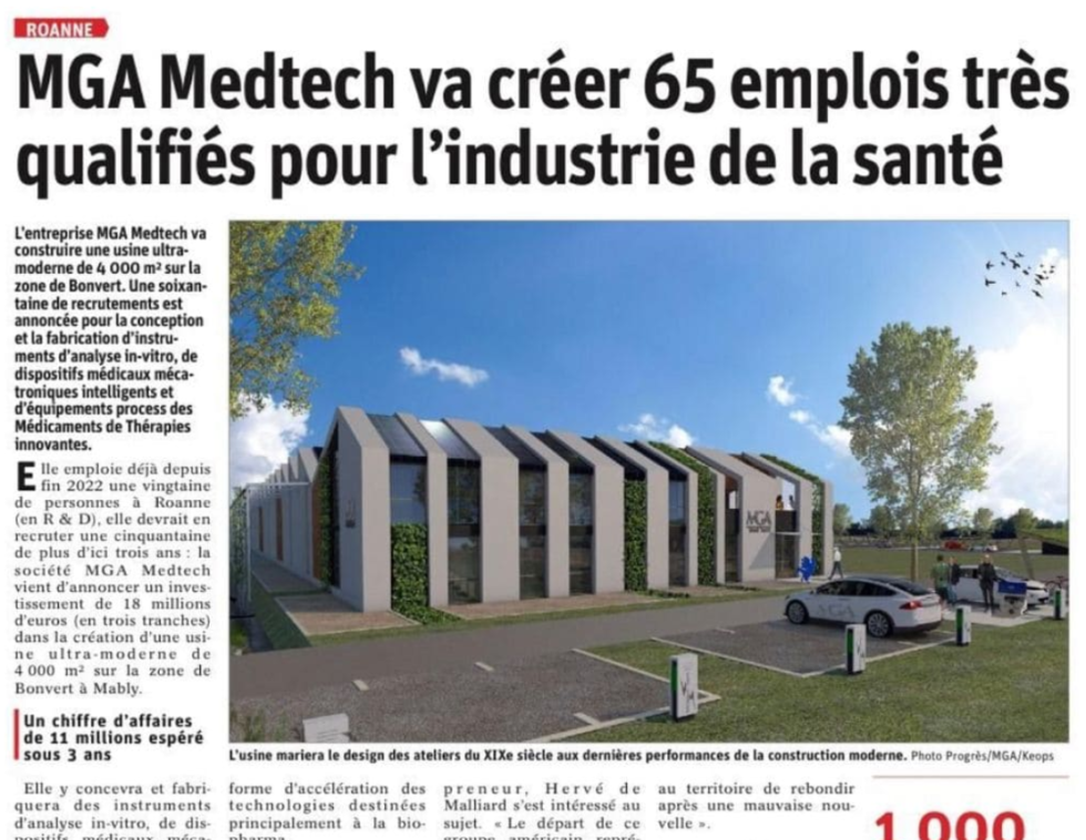 Le projet MGA MedTech fait parler de lui ! Merci à tous ! - MGA Technologies